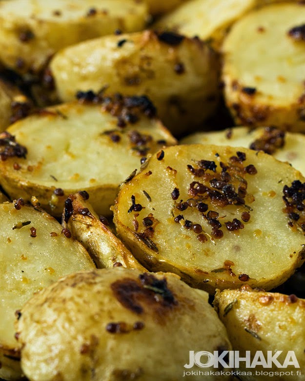 Sinappiset, paahdetut uudet perunat - Kamera ja Kauha | Ruokaa ja ...