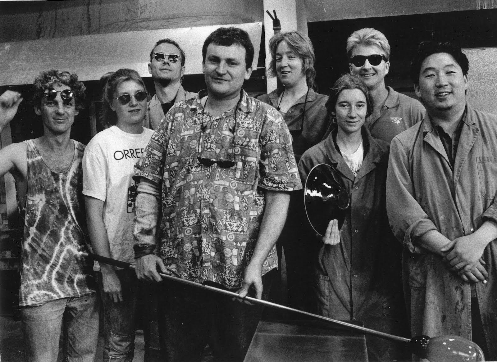 New Zealand Glass: Garry Nash Glass Workers 1993