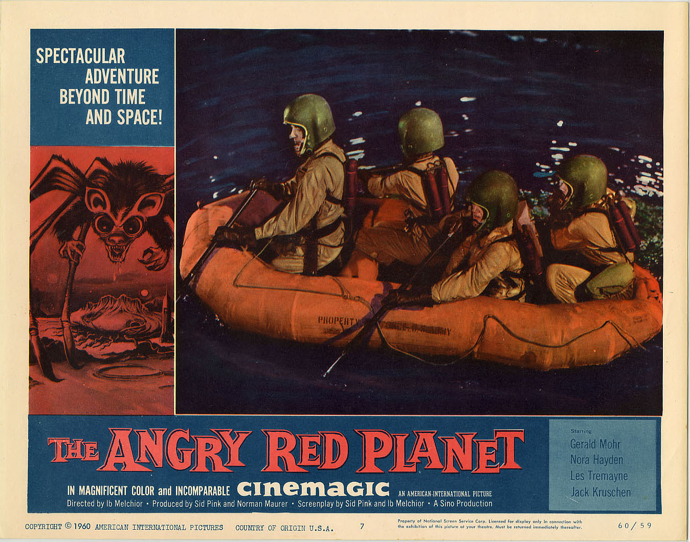 Zontar of Venus: The Angry Red Planet (1959) Lobby Card Set
