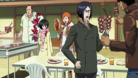 keblog tattoo: Bleach Episode 320 : Gotei 13, Gathering in the Real World!