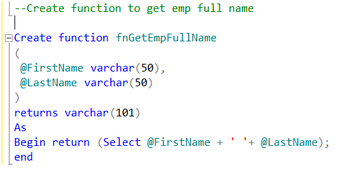 SQL Server: Functions trong SQL - User Defined Functions ~ Thế Giới Giải Mã