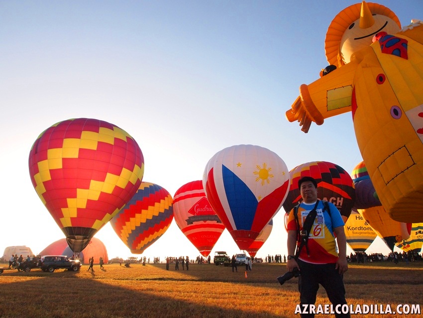 The flight of colorful balloons at 20th Philippine-International Hot ...
