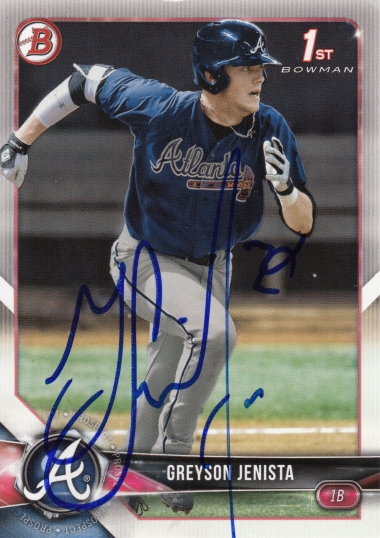 Daily Autograph: Greyson Jenista