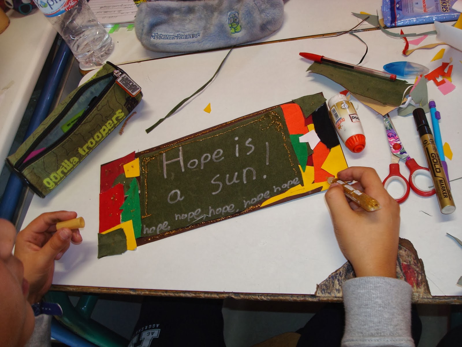 Art in the English Class : Inspired by hope: CREATIVE QUESTIONS