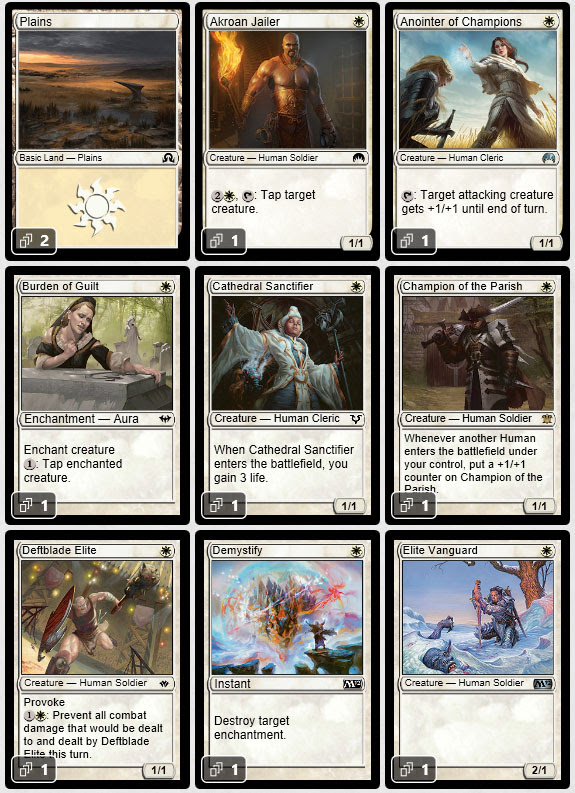 Magic the Gathering Adventures: [Legacy] White Humans from Innistrad ...