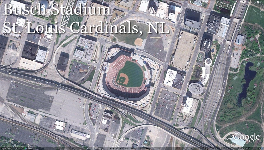 Meaninglessness: MLB Stadiums from Google Earth