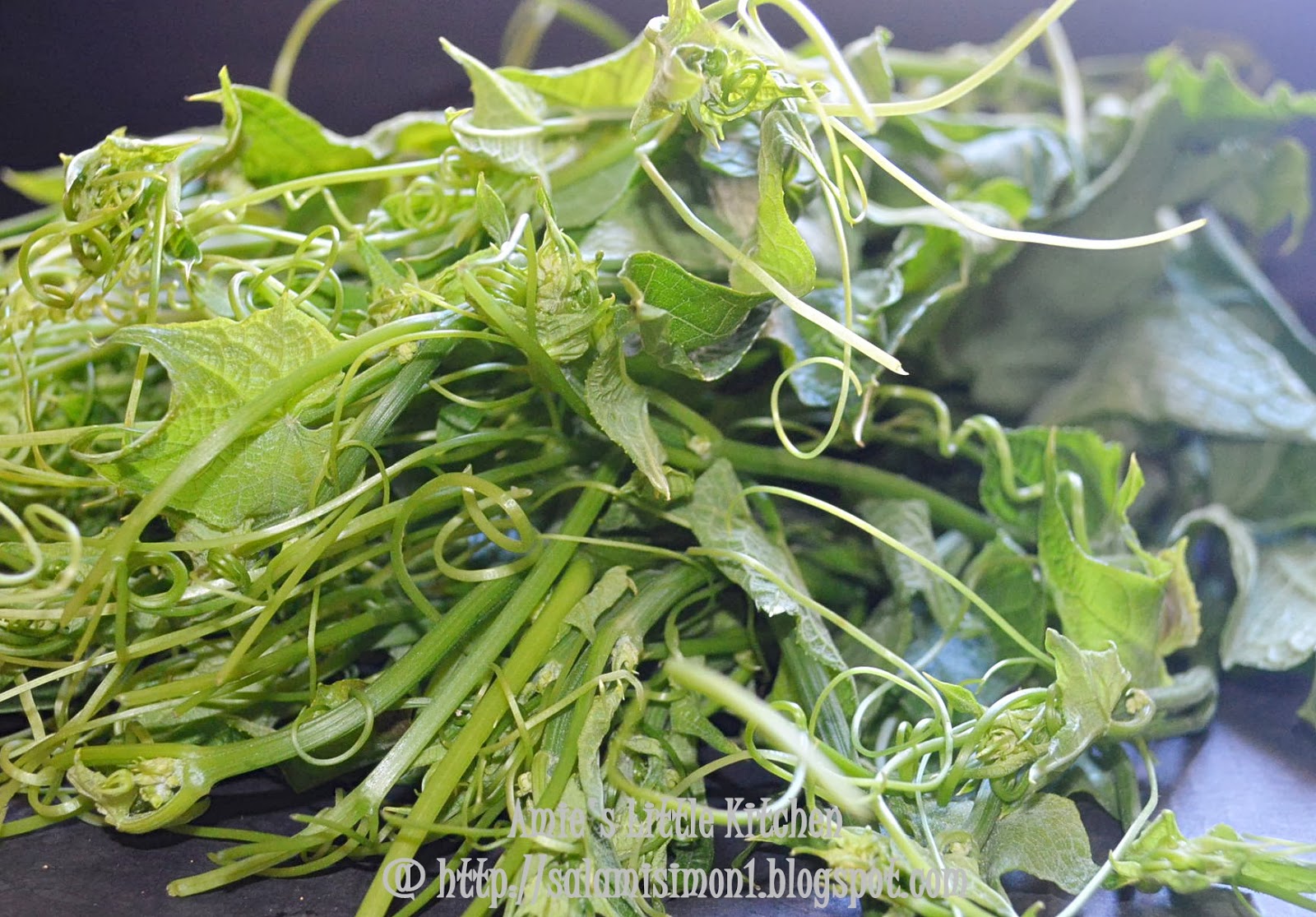 Pucuk Timun Jepun Masak Lemak - Amie's Little Kitchen