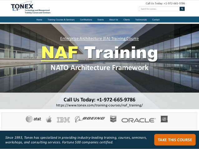 NAF Training, NATO Architecture Framework