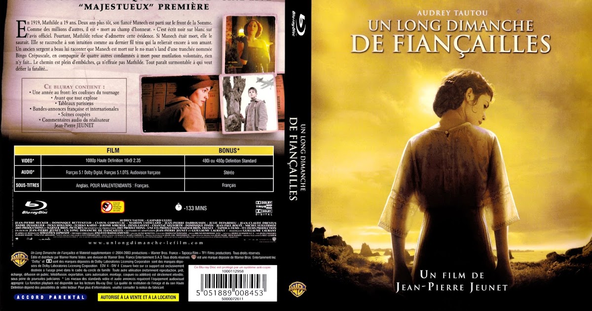 BLU-RAY JAQUETTES BLU-RAY: Un long dimanche de fiançailles