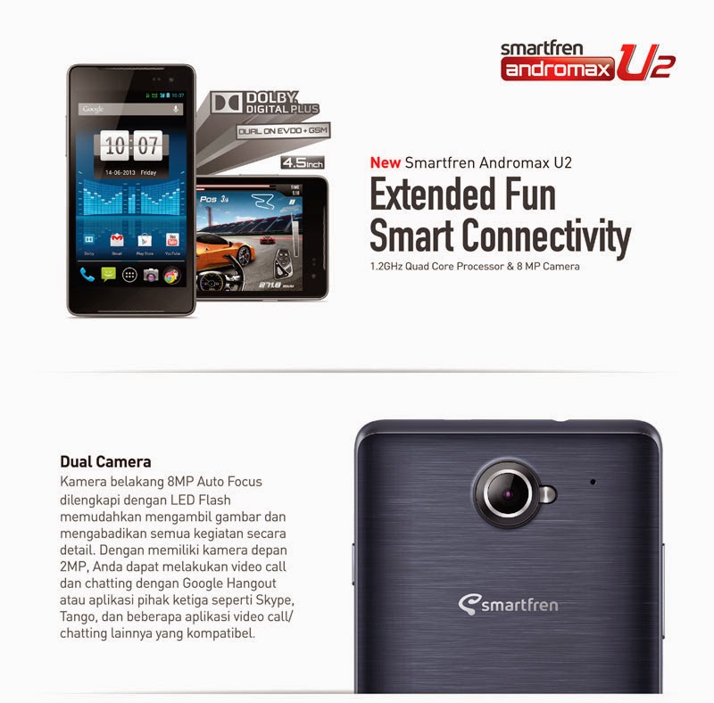 Harga Smartfren Andromax U2 ~ Harga HP