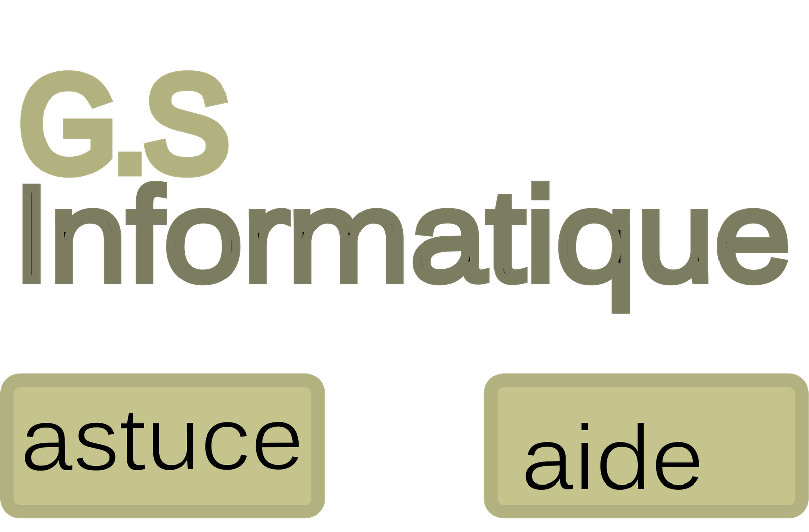 GSinformatique dépannage de pc