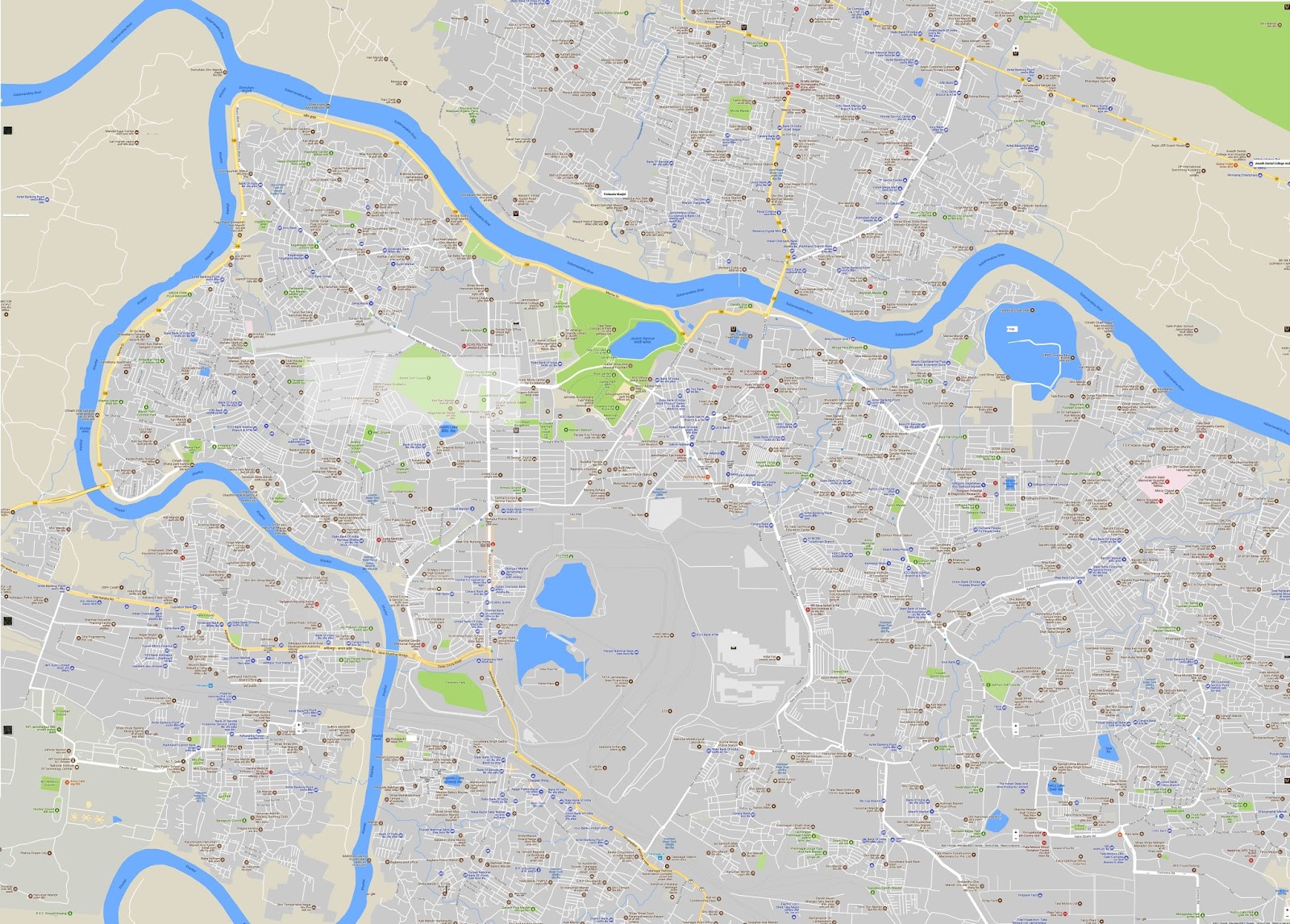 map of jamshedpur