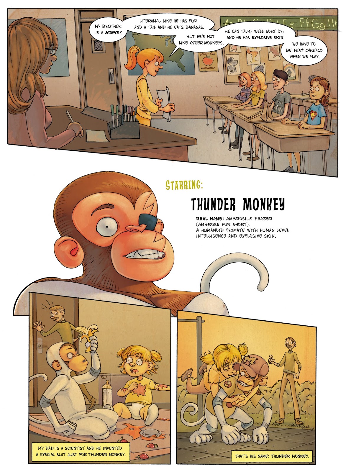 LEE OAKS!: Thunder Monkey The Young Years #1 is available!