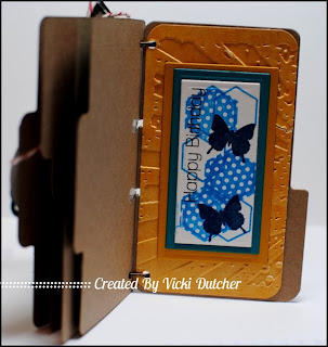 All I Do Is Stamp-- Designs by Vicki Dutcher: Finally - a Mini Book & Frame