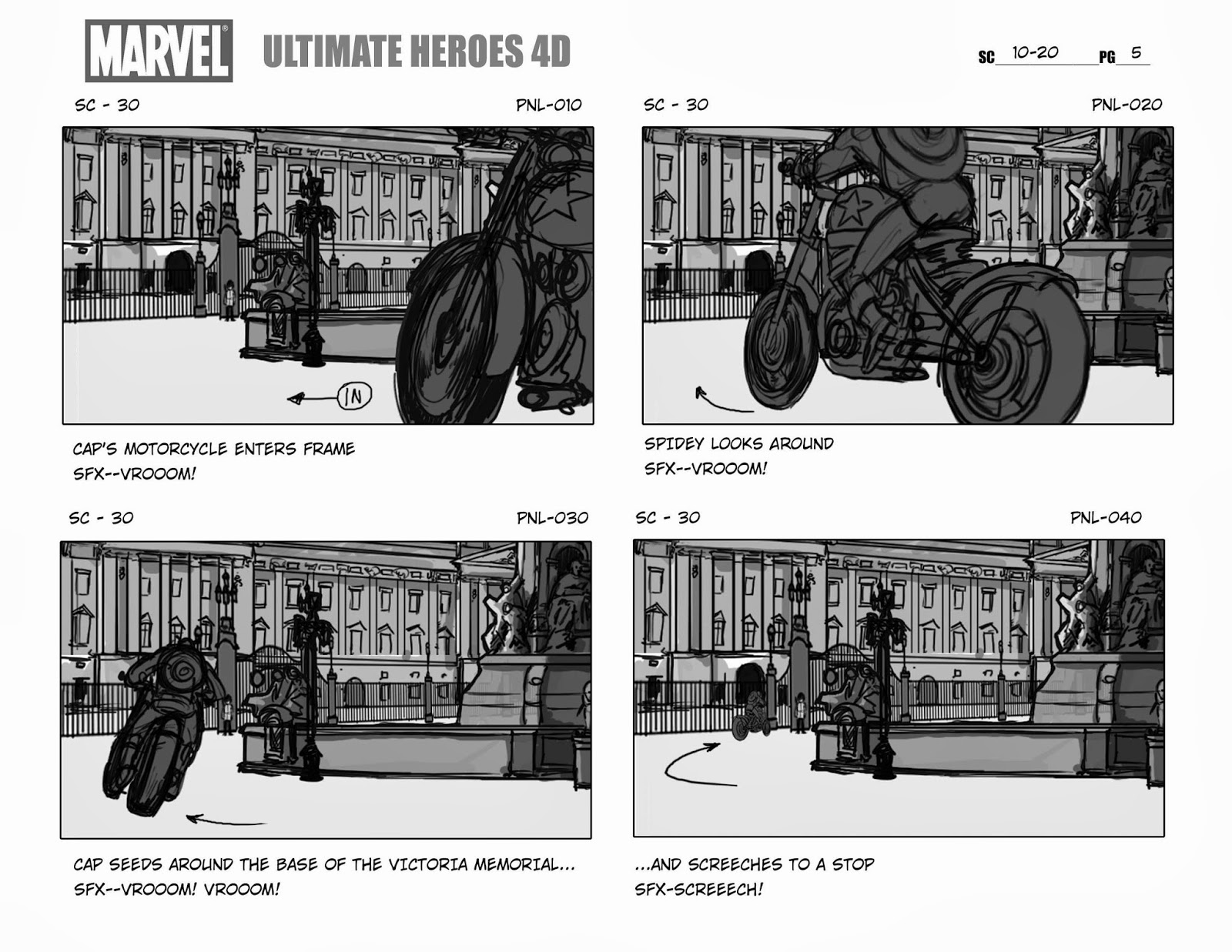 Frank Forte Animation Portfolio: Storyboards-Theme Park