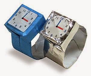 Wrist Watch - Easy Origami instructions For Kids