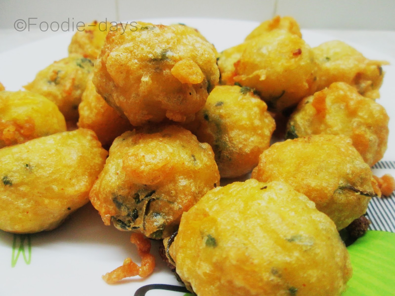 Batata Vada| Batter fried potato dumplings.