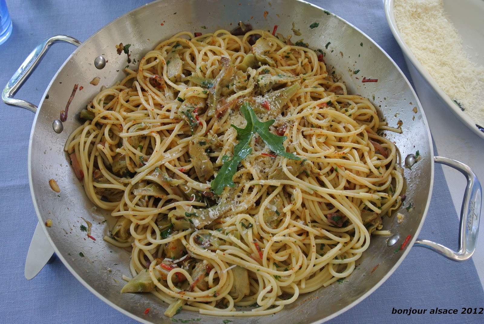 Bonjour Alsace: Weltbeste Spaghetti mit Artischocken - mein ...