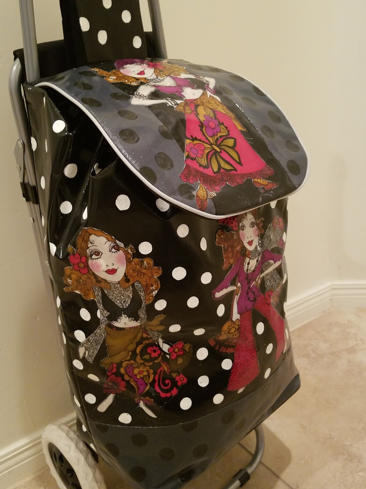Funky Diva: Decorated Luggage Travel Not Boring