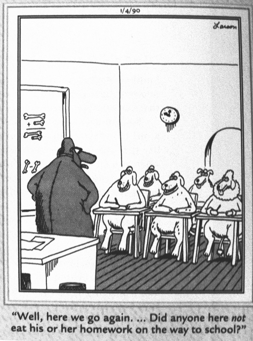 hi, bruce: Gary Larson