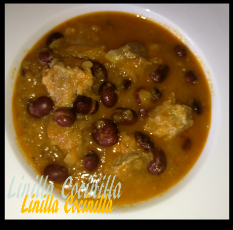 GUISO DE JUDIAS ROJAS Y GARBANZOS CON ACELGAS