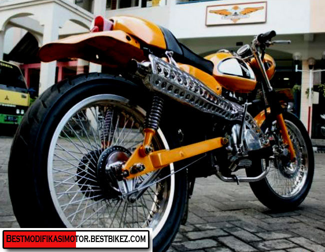 Modifikasi Honda CB 100 1976 Cafe Racer - Gambar Modifikasi Motor Terbaru