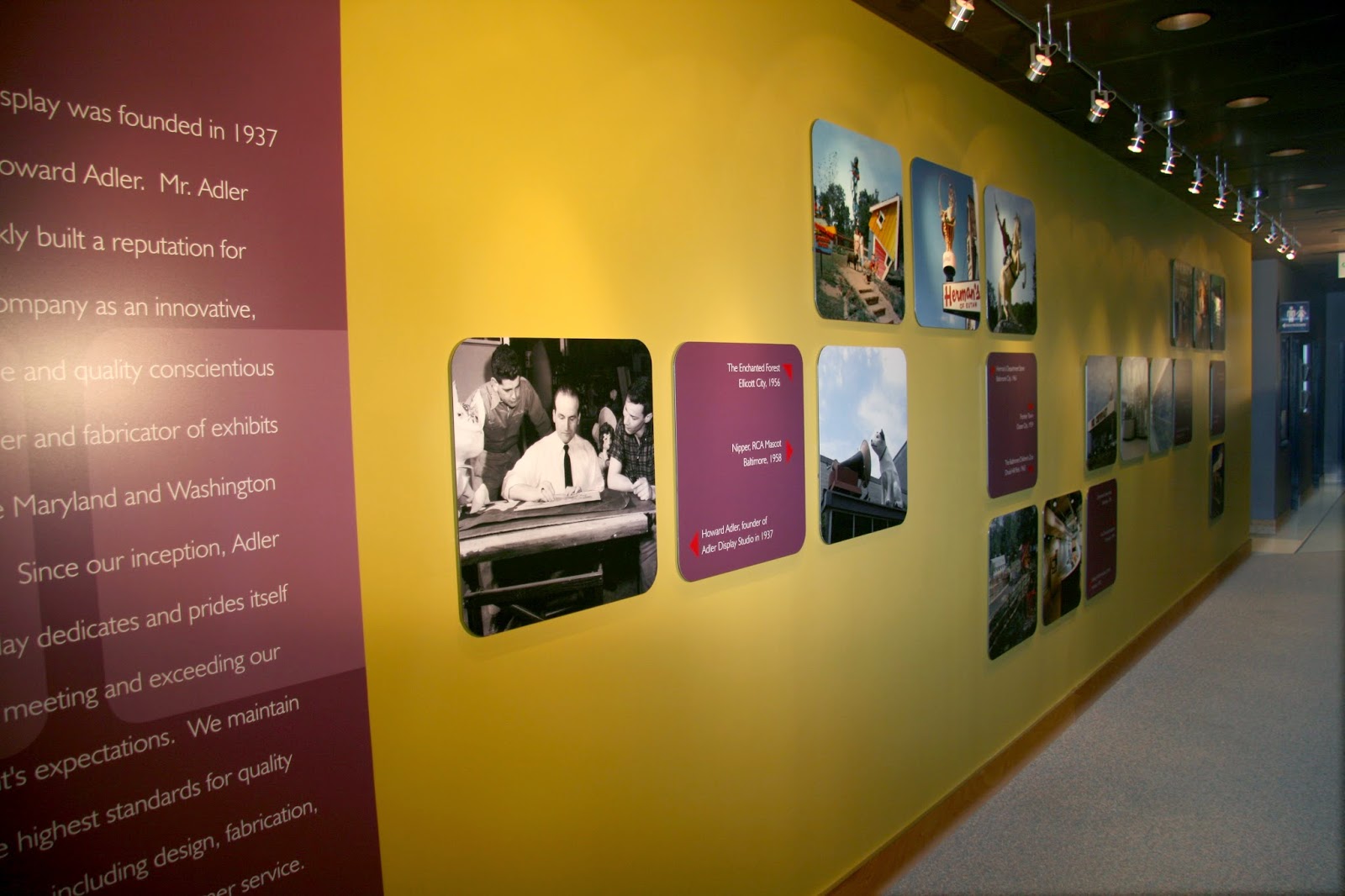 Adler Display Studios: Timeline Displays Reveal Great Moments and ...