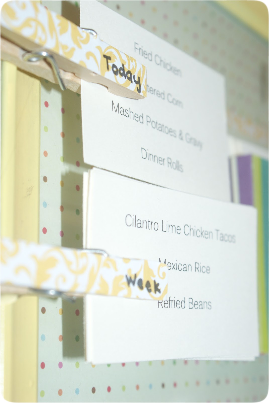 Issamar Sellene DIY's: DIY: Magnetic Menu Planner with Spice Rack and ...