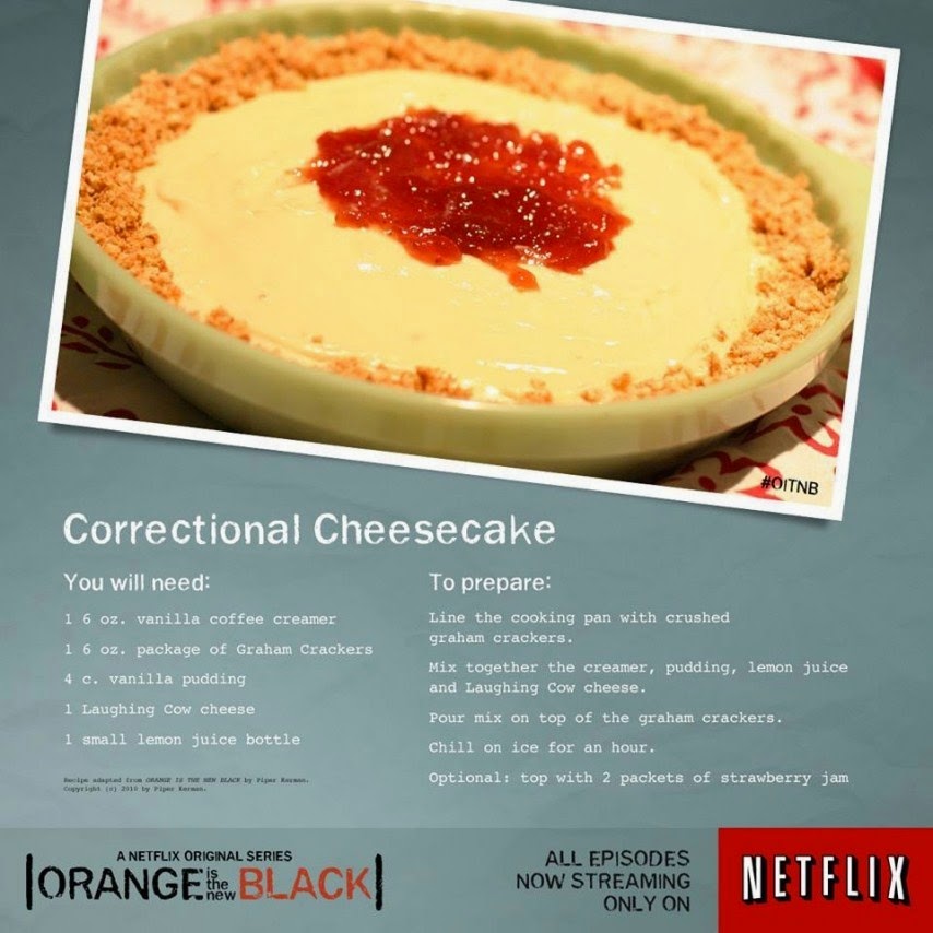 Orange Is The New Black: Red's No-Bake Correctional Cheesecake