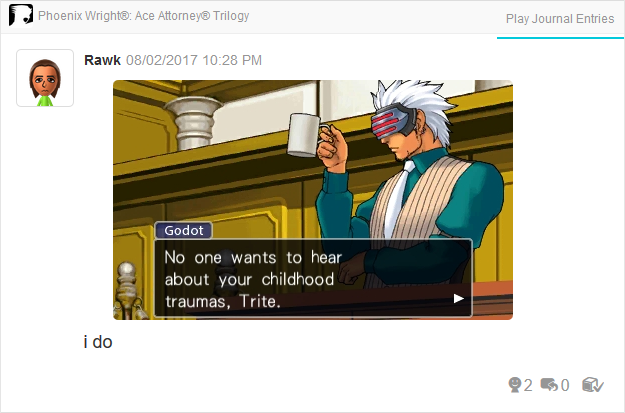KoopaTV: Rawk's Phoenix Wright: Ace Attorney: Trials and Tribulations ...