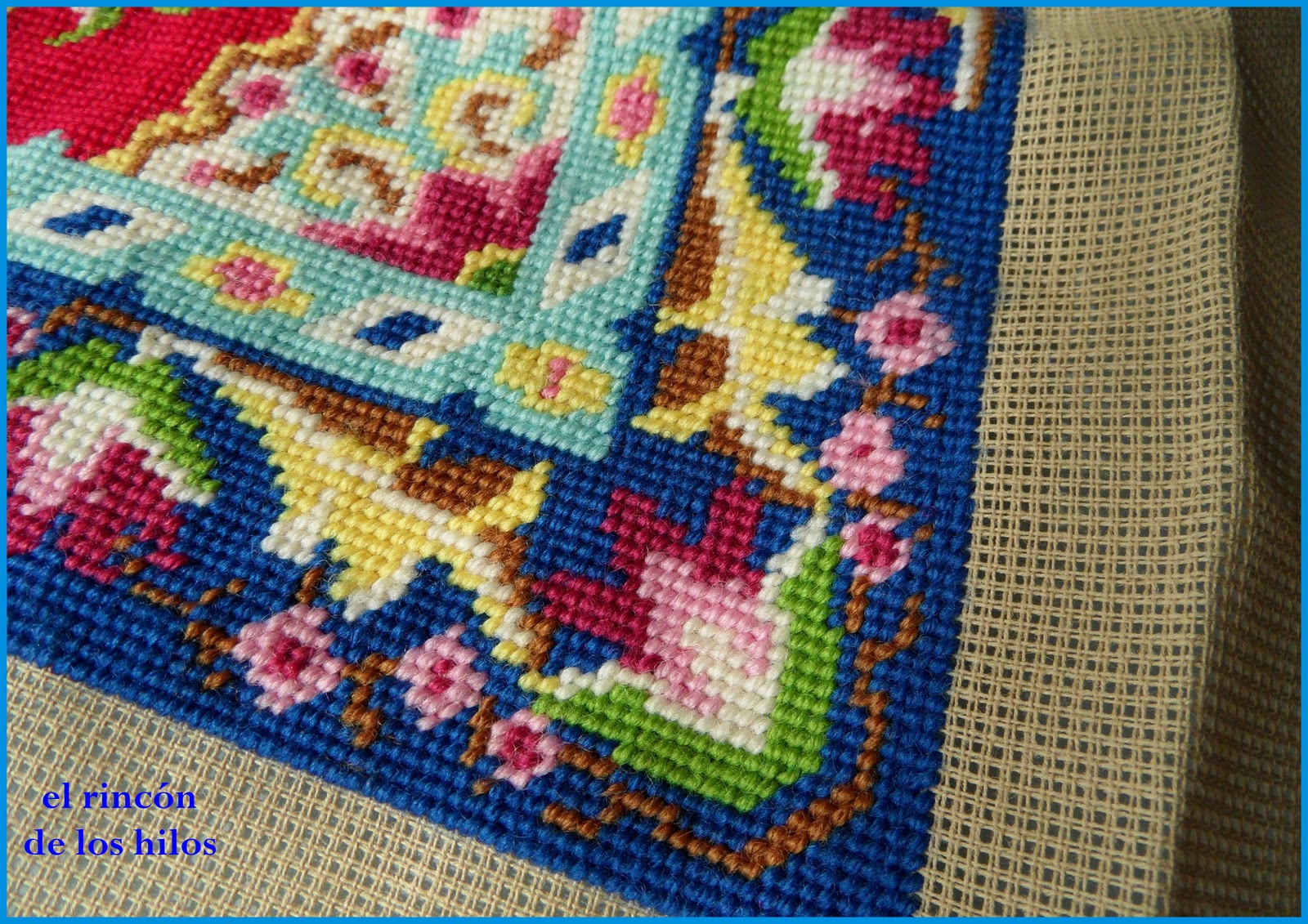 El rincón de los hilos: Petit point