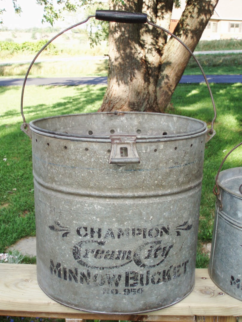 Cream City Fishing Tackle: Minnow Buckets- Champion and Peerless