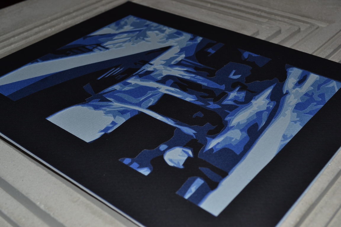 My Creativity Engine: Two Students - Sample Paper Cutting