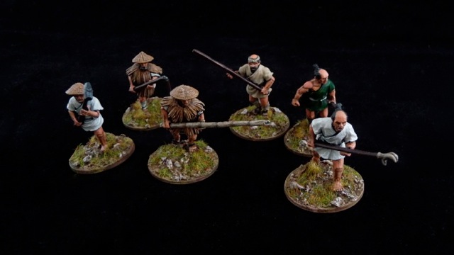 Analogue Hobbies: From Curt: 28mm Japanese Peasant Warriors (30 points)