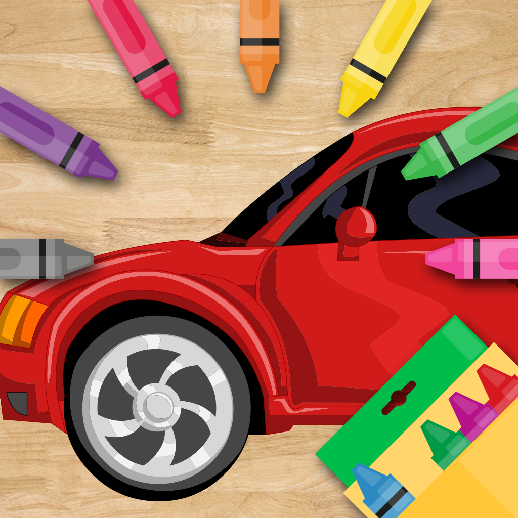 The Racing Car Coloring Game