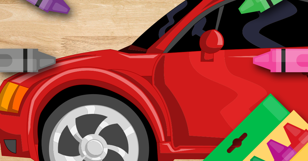 The Racing Car Coloring Game