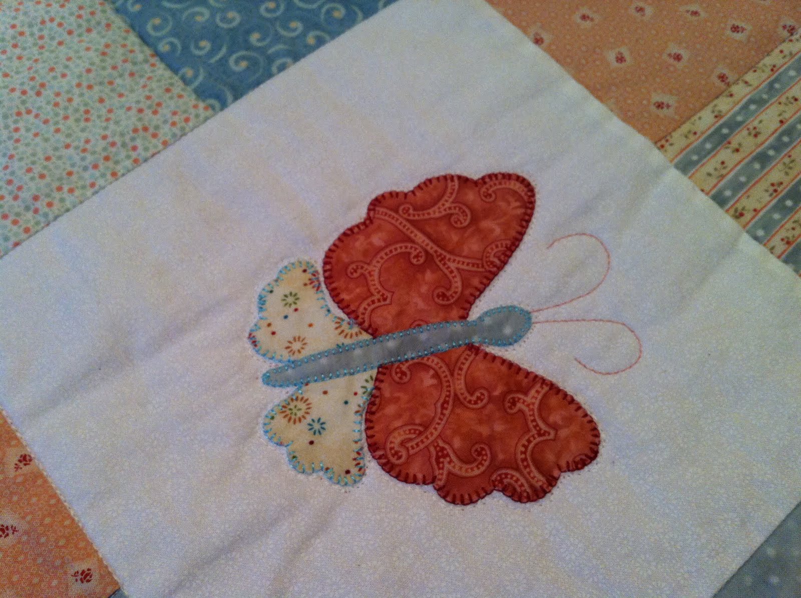 Mi hobby patchwork: Colcha de Mariposas de Paula