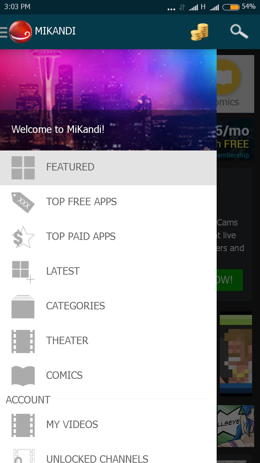 18+App(Mikandi) - Android Application ေကာင္းမ်ား စုေဝးရာ