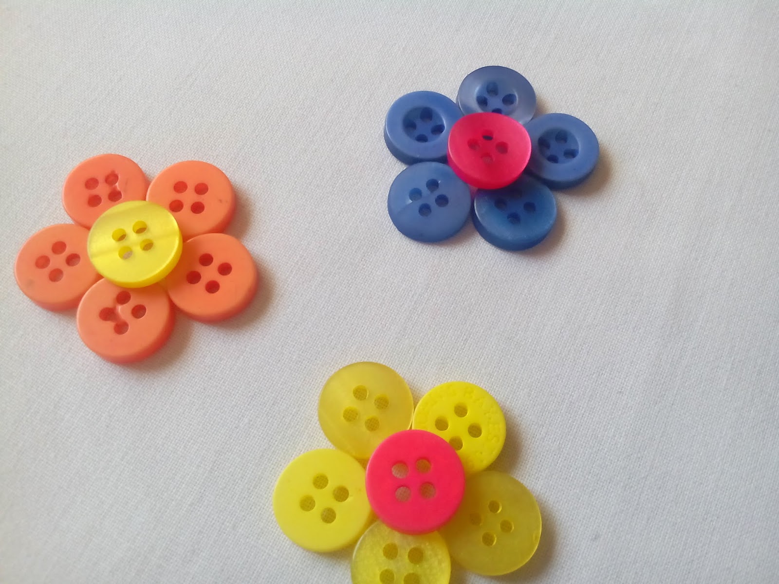 Button flowers