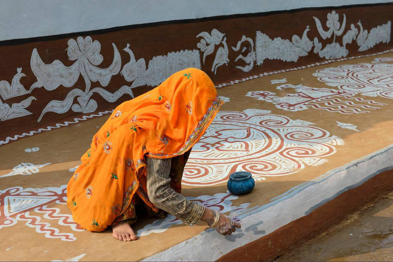 SHILPKAR-THE HERITAGE OF INDIA : INDIAN FOLK ART MANDANA : THE DOOMED ...
