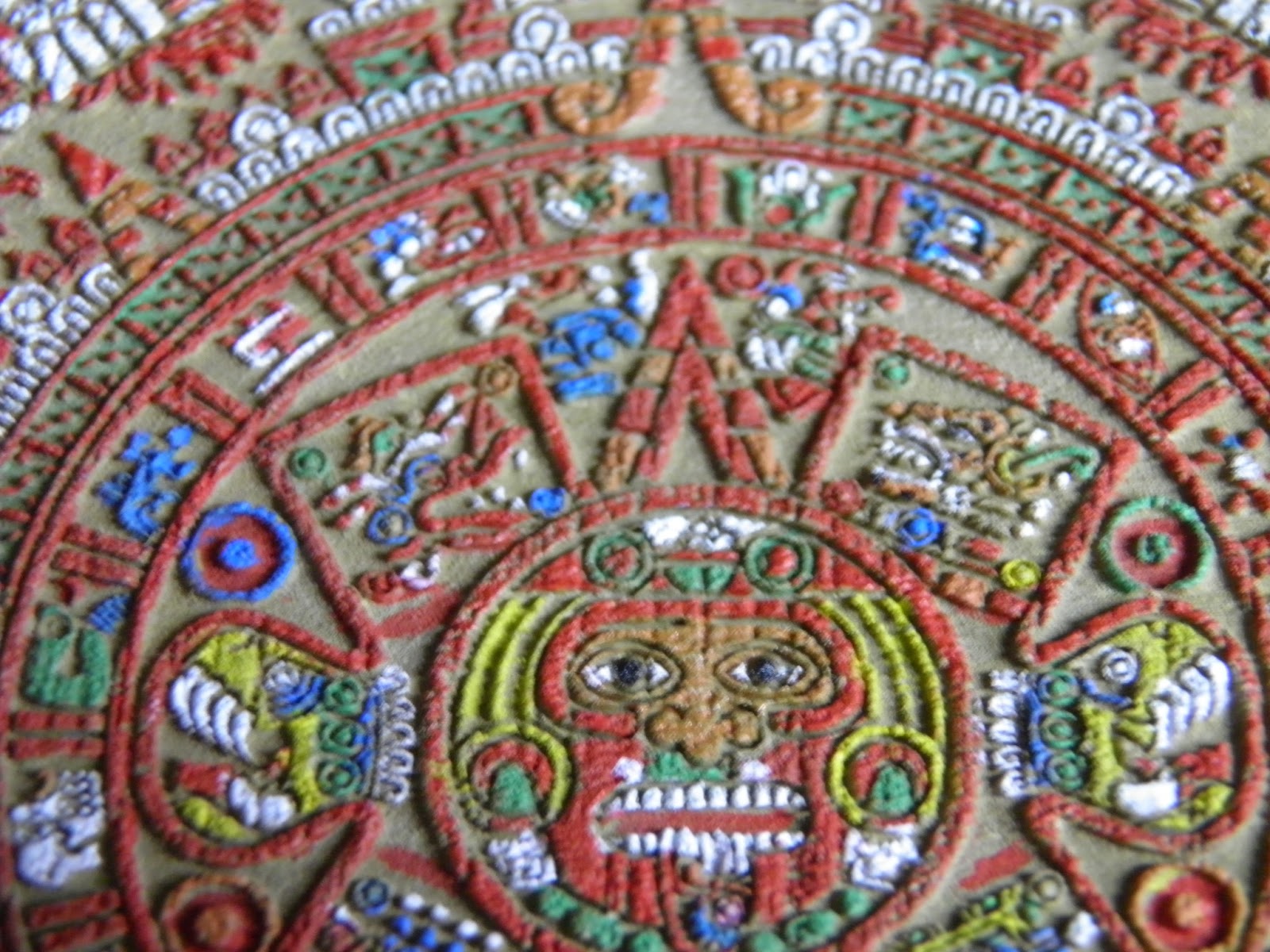 The Necroleadicon: Aztec Sun stone