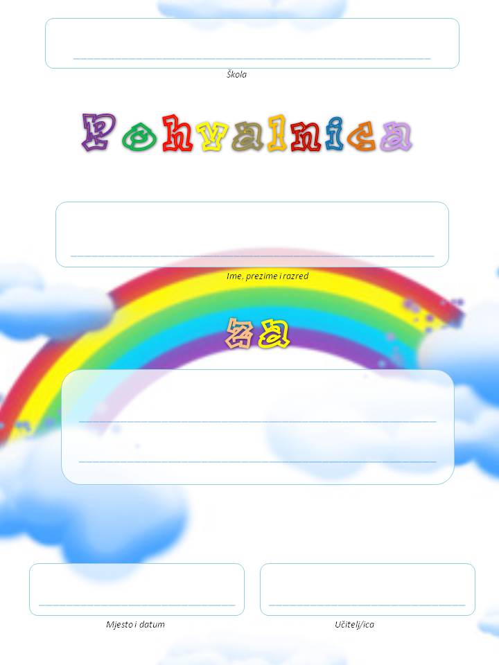 Zlatna djeca: Pohvalnice na kraju nastavne godine