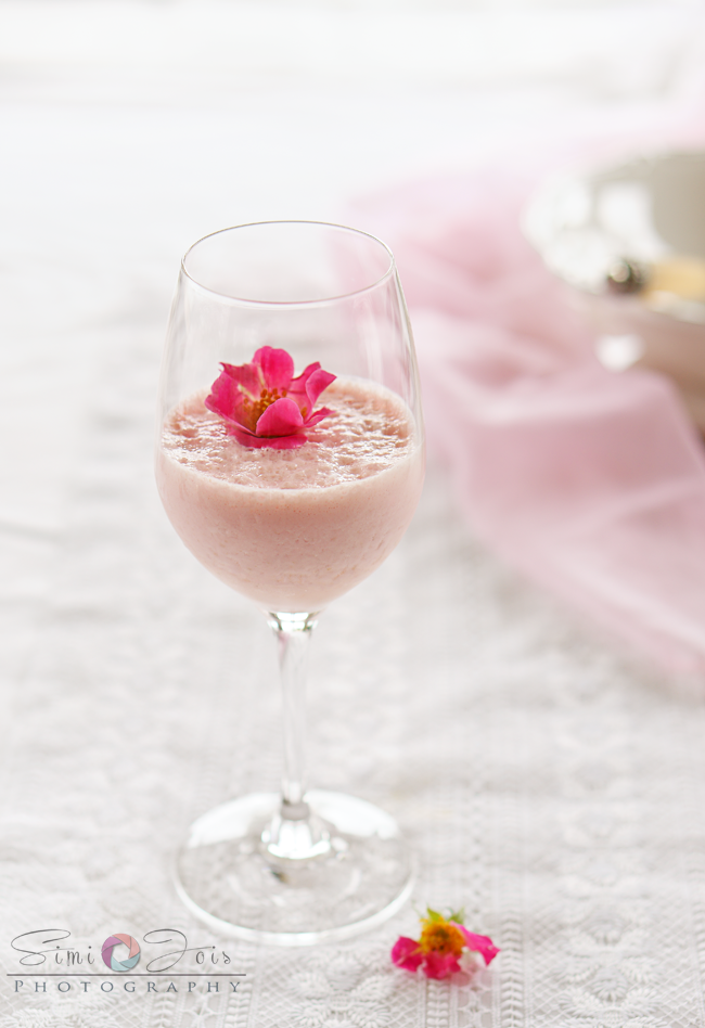 Turmeric n spice: Rose Lassi