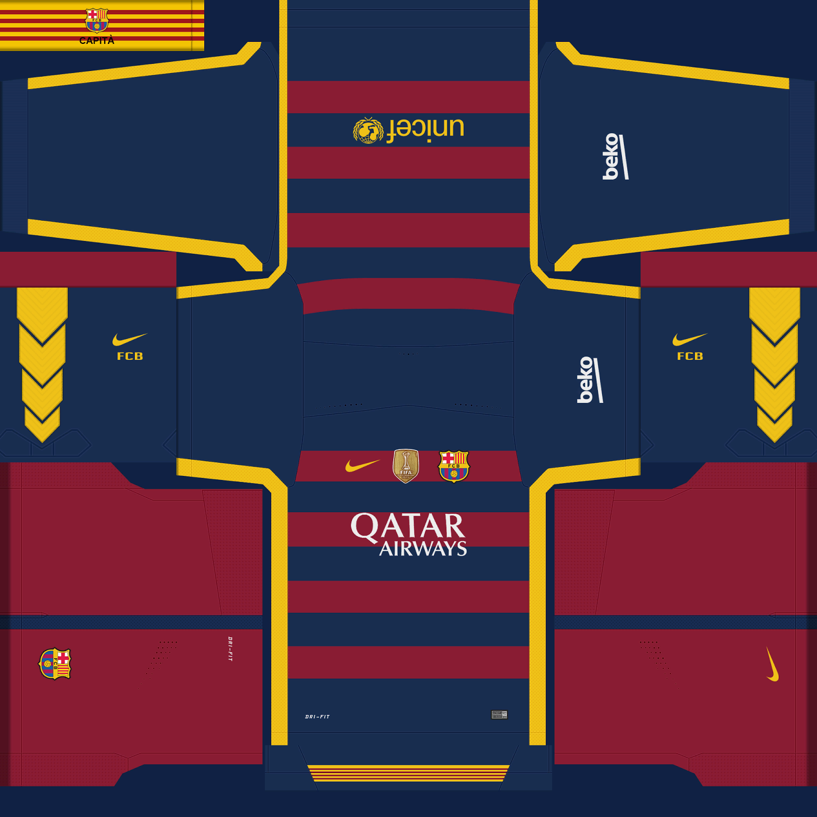 Fc Barcelona Kits Campeones Mundial de Clubes PES 2015/16 PS4/PS3