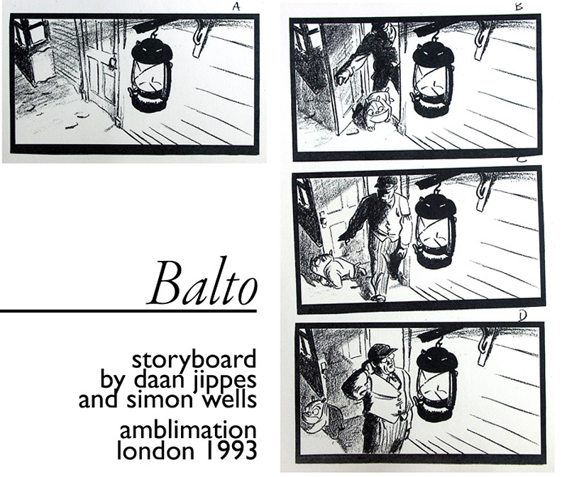 Living Lines Library: Balto (1995) - Storyboards