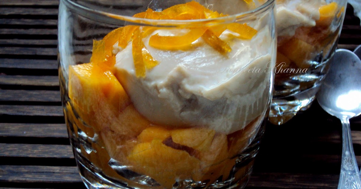 mango mishti doi or mango fruit yogurt ...a crazy summer dessert...
