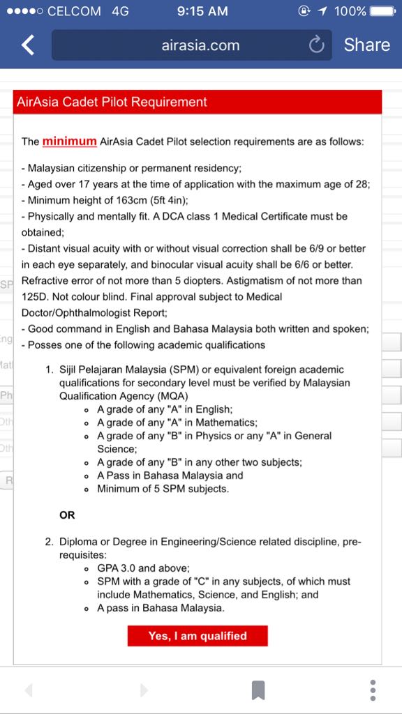 Road to become an AirAsia ALLSTAR