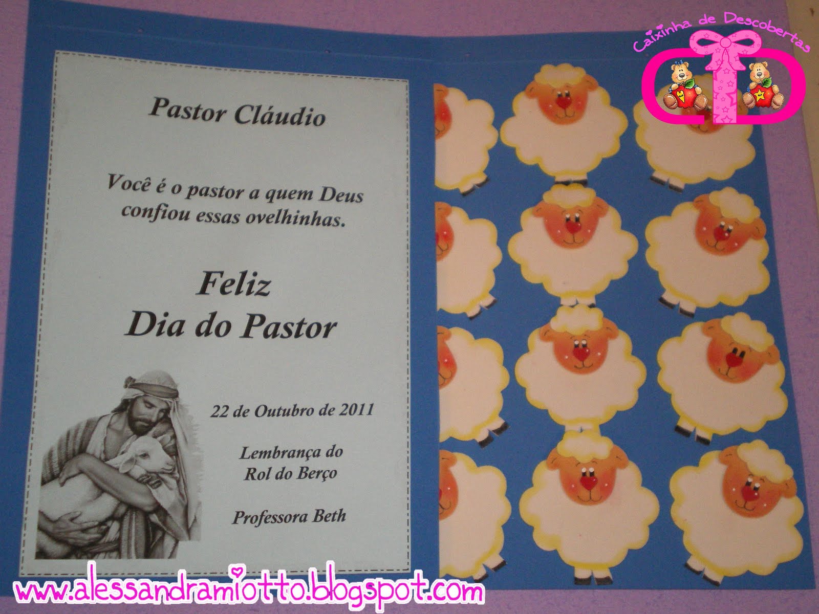 Sugestões de lembrancinhas para o dia do Pastor