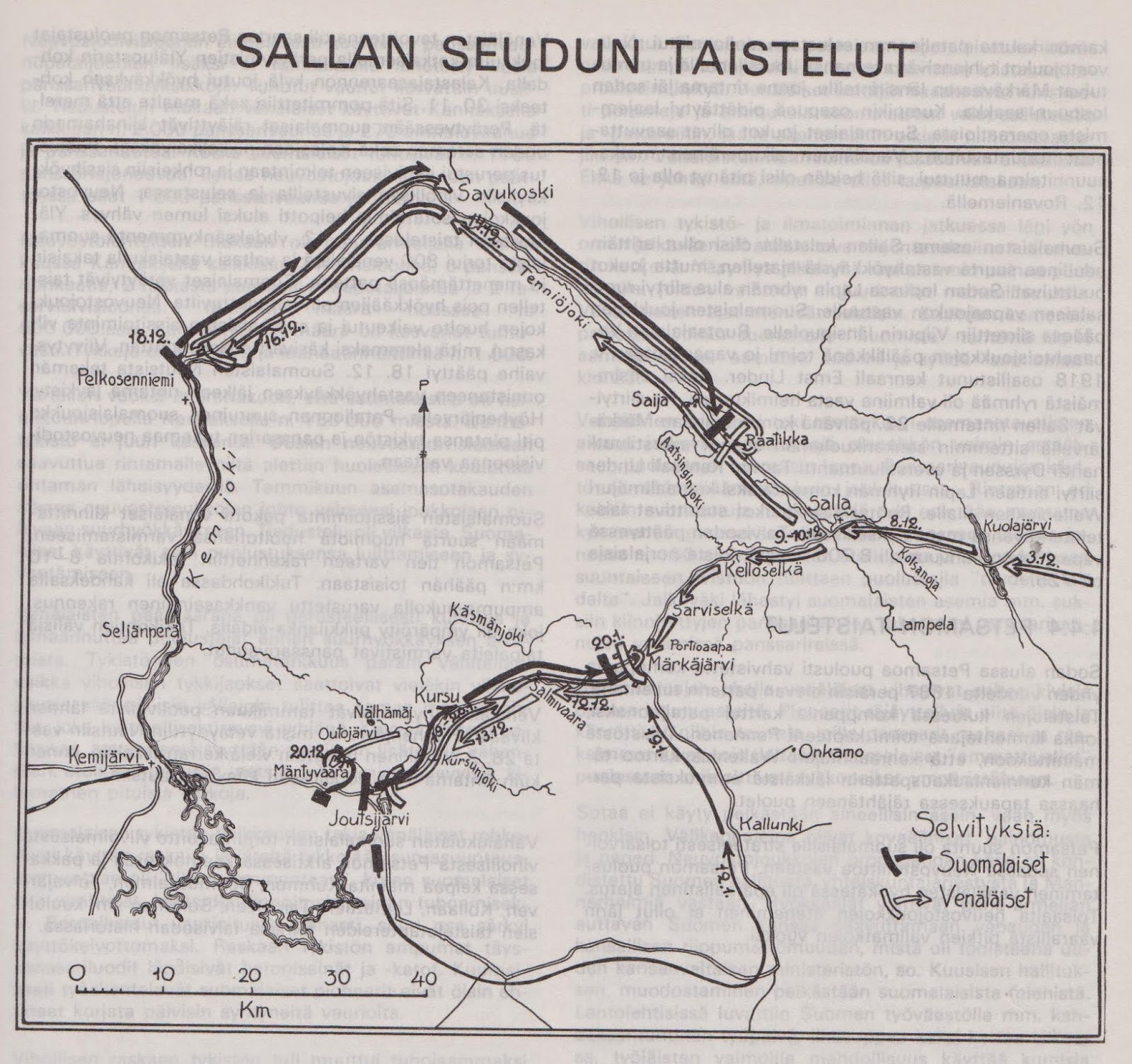 Suomen vanhempi historia: Sallan taistelut