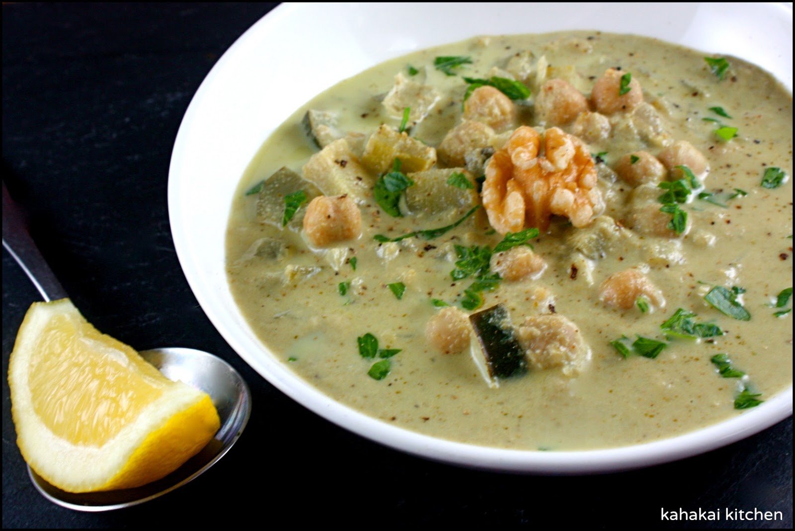 Kahakai Kitchen: Chickpea, Vegetable & Walnut Soup (aka "The Soup-er ...